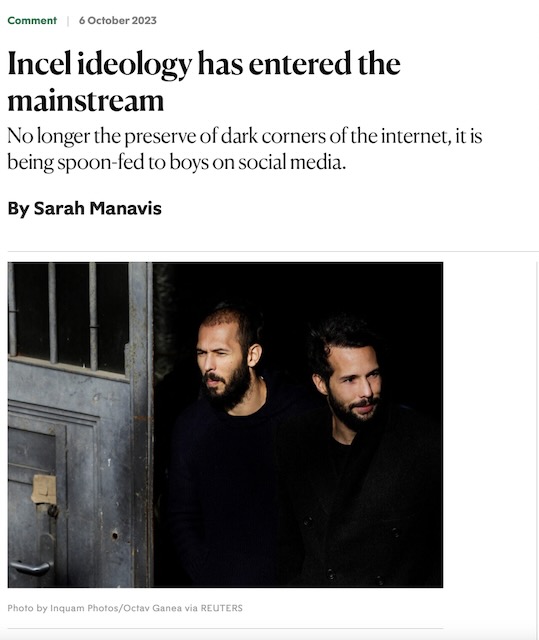 ‘Incel Ideology’ – toxic feminism
